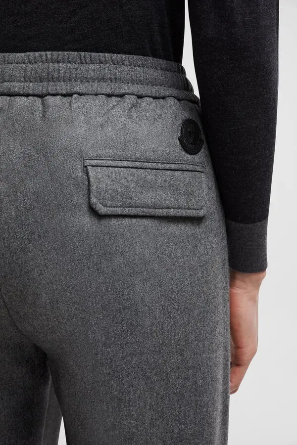 Moncler Logo Patch Drawstring Pants