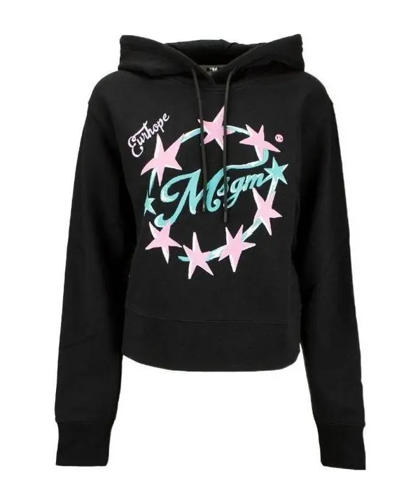 MSGM Logo Print Hoodie