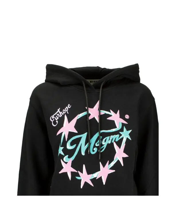 MSGM Logo Print Hoodie
