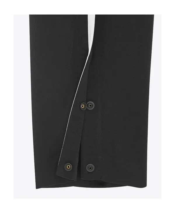 Saint Laurent Logo-embroidered Drawstring Striped Track Pants
