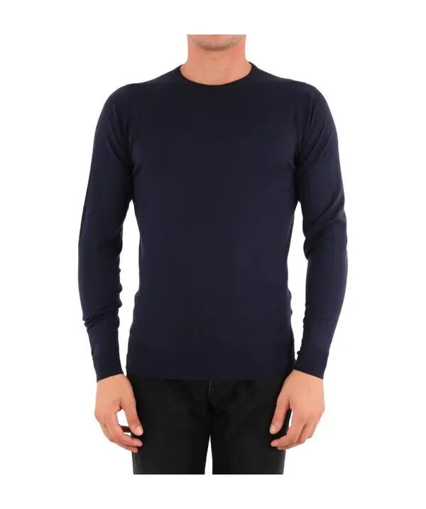 John Smedley Lundy Crew Neck Knitwear - Black