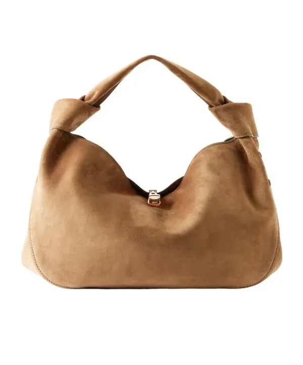 Gabriela Hearst Knotted Shoulder Bag - Brown