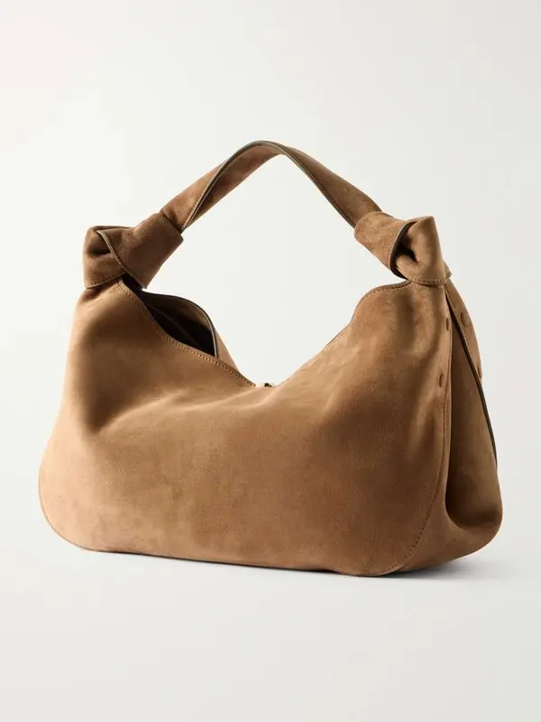 Gabriela Hearst Knotted Shoulder Bag - Brown