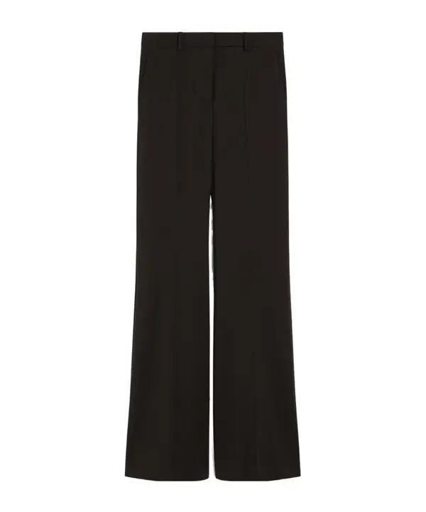 Sportmax Flared Crease Detail Trousers - No
