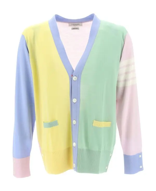 Thom Browne Multi-panel Button-fastening Cardigan
