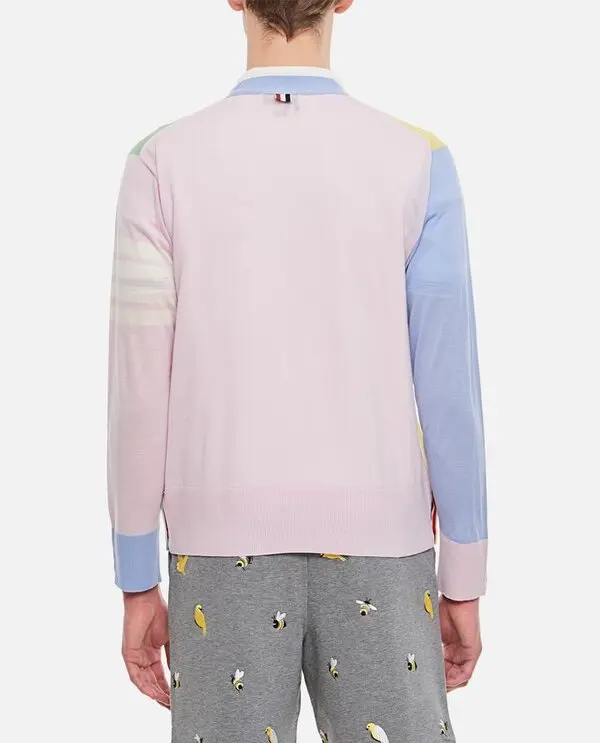 Thom Browne Multi-panel Button-fastening Cardigan