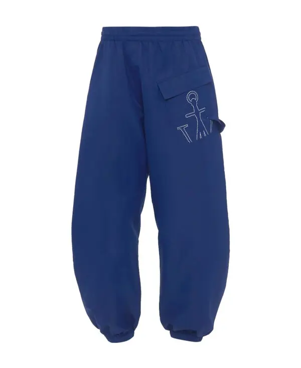 J.W.ANDERSON Jw Anderson Anchor Logo Printed Twisted Joggers