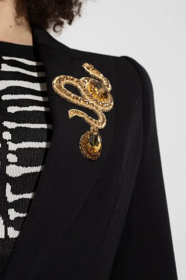 Balmain Crystal Embellished Tailored Blazer