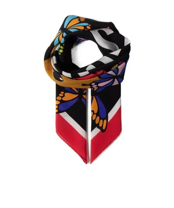 Moschino Logo Scarf - Black