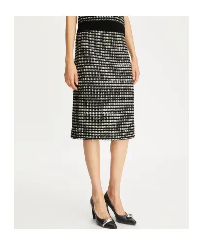Tory Burch Jacquard Knit Pencil Skirt