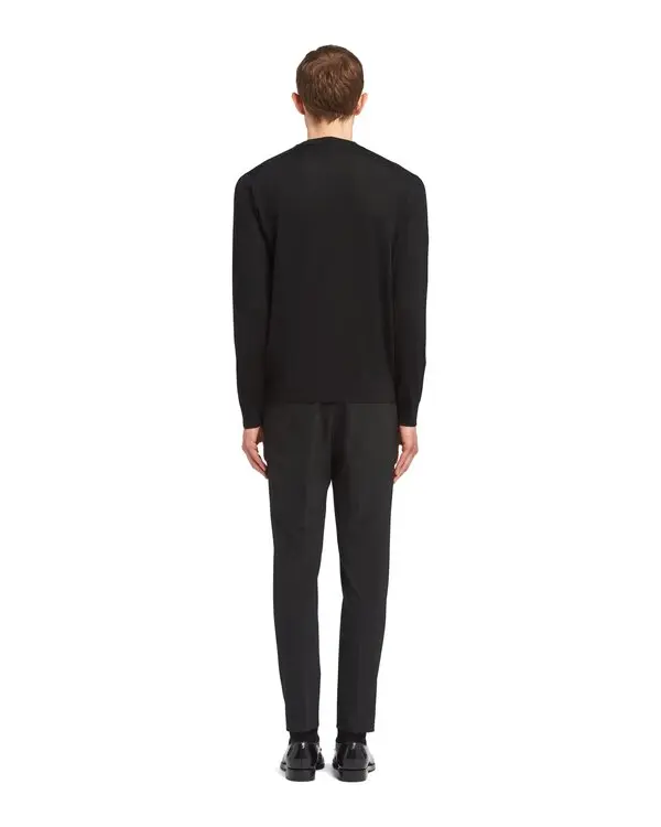 Prada Knitted Jumper - Black
