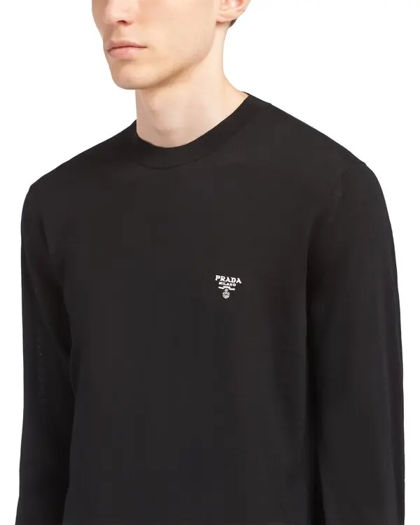 Prada Knitted Jumper - Black