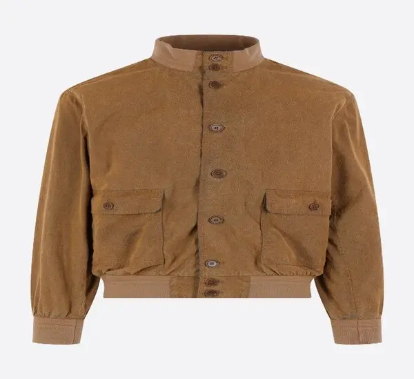 Aspesi Stand Collar Casual Jacket - Brown