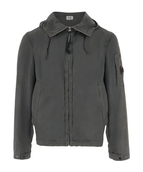 C.P. COMPANY Micro Reps Hooded Jacket - Black