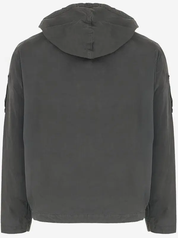 C.P. COMPANY Micro Reps Hooded Jacket - Black