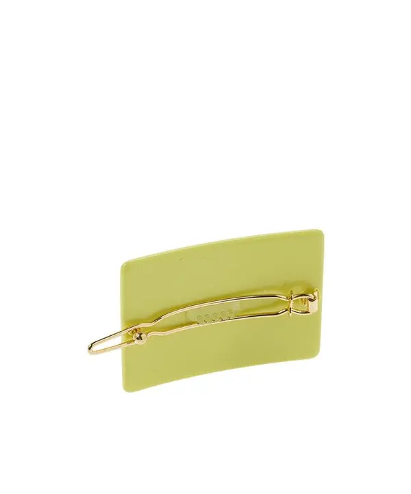 Fendi Logo Rectangular Barrette