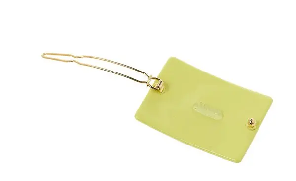 Fendi Logo Rectangular Barrette