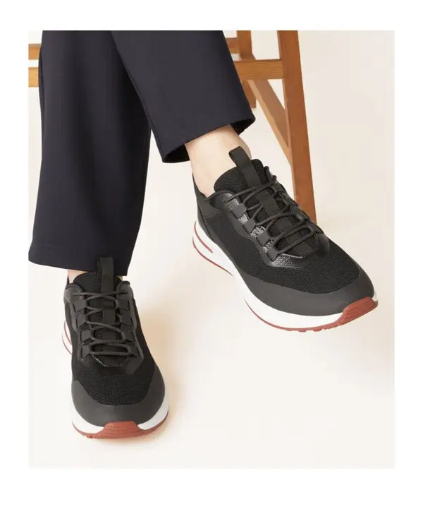 Loro Piana Week End Walk Sneakers - Black