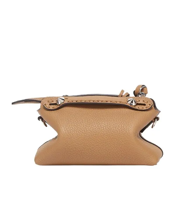 Fendi By The Way Soft Mini Selleria Shoulder Bag - Beige