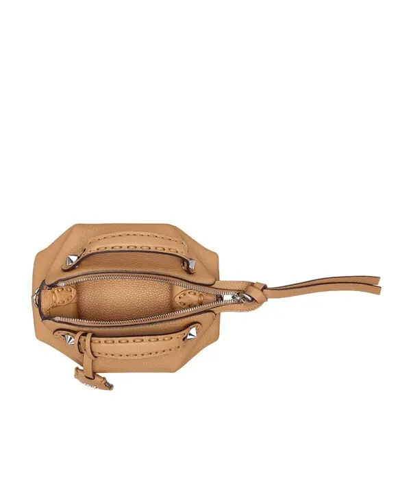 Fendi By The Way Soft Mini Selleria Shoulder Bag - Beige
