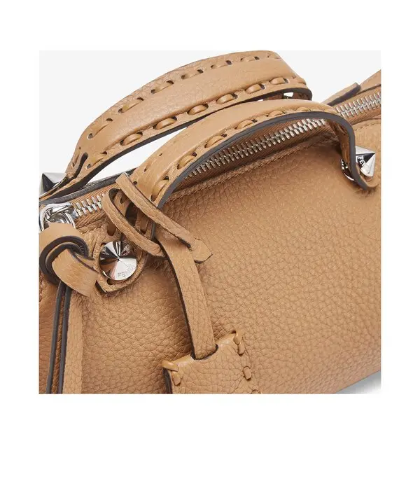 Fendi By The Way Soft Mini Selleria Shoulder Bag - Beige