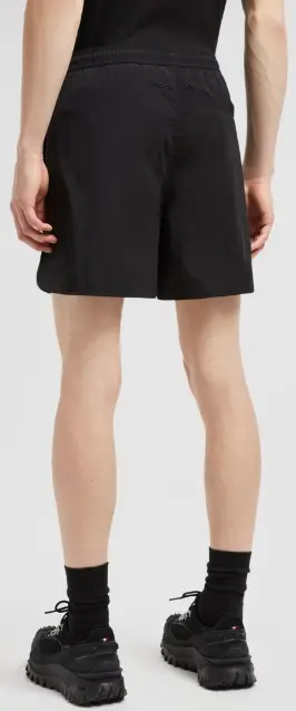 Moncler Crinkled Swim Shorts - Black