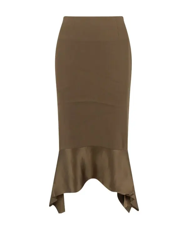 TOTEME Asymmetric Midi Skirt - No
