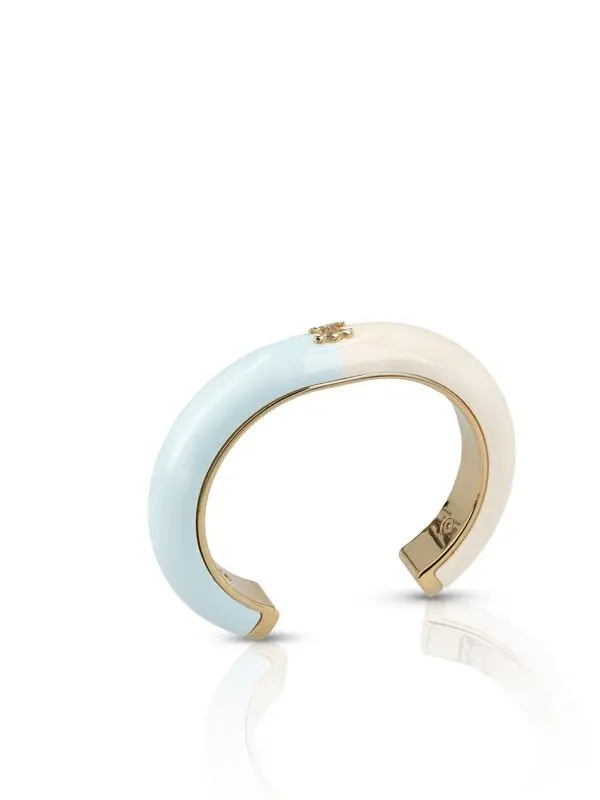 Celine Open Design Cuff Bracelet With Logo