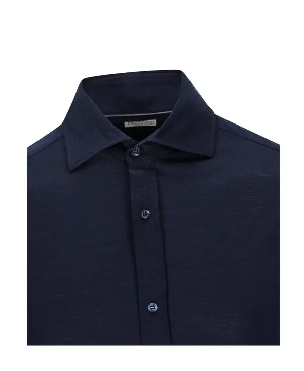 Brunello Cucinelli Button-up Long-sleeved Shirt - Black
