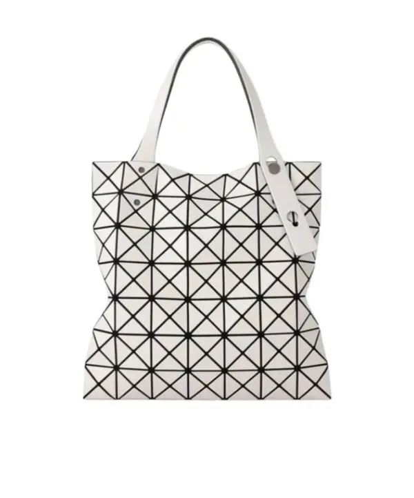 Issey Miyake Lucent Matte Top Handle Bag - White