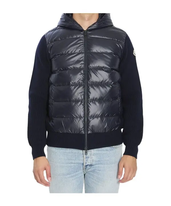 Moncler Padded Zip-up Cardigan With Hood