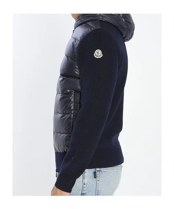 Moncler Padded Zip-up Cardigan With Hood