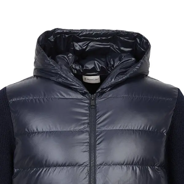 Moncler Padded Zip-up Cardigan With Hood