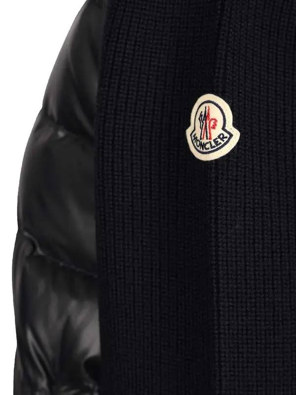 Moncler Padded Zip-up Cardigan With Hood