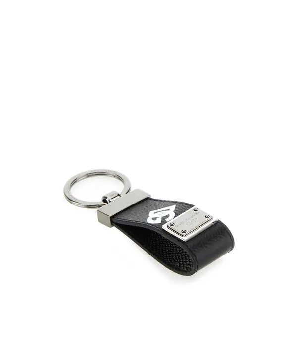 Dolce & Gabbana Dg Printed Leather Keychain