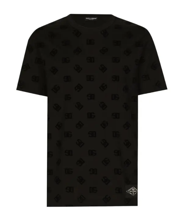 Dolce & Gabbana Dolce Gabbana Logo Patch Crewneck T-shirt