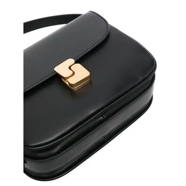 Soeur Flap Shoulder Bag - Black