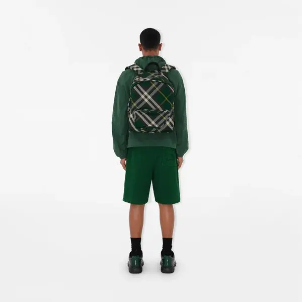 Burberry Shield Vintage Check Zipped Backpack