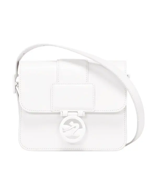 Longchamp Box Crossbody Bag - White