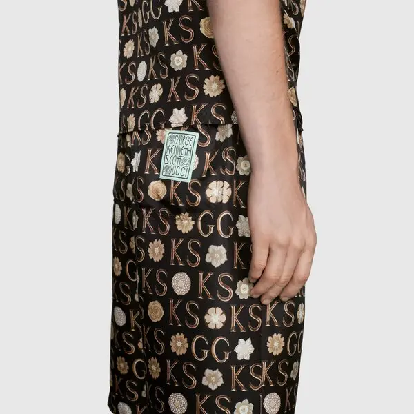 Gucci X Ken Scott Printed Shorts - Black