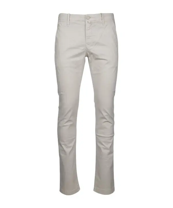Jacob Cohen Straight Leg Stretched Chinos - Gray