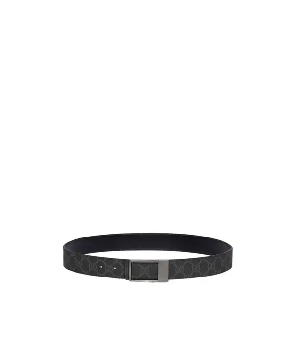 Gucci Monogrammed Square Buckled Belt