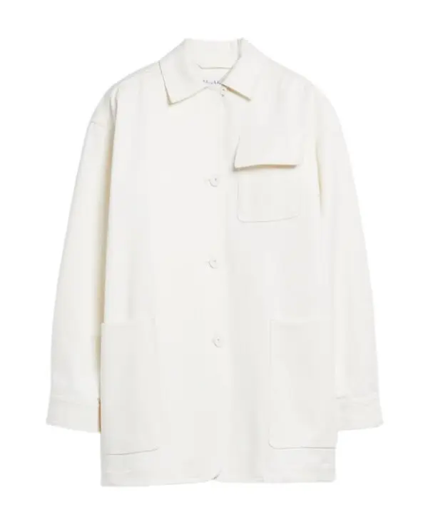 Max Mara Oversized Long-sleeve Cotton Shirt