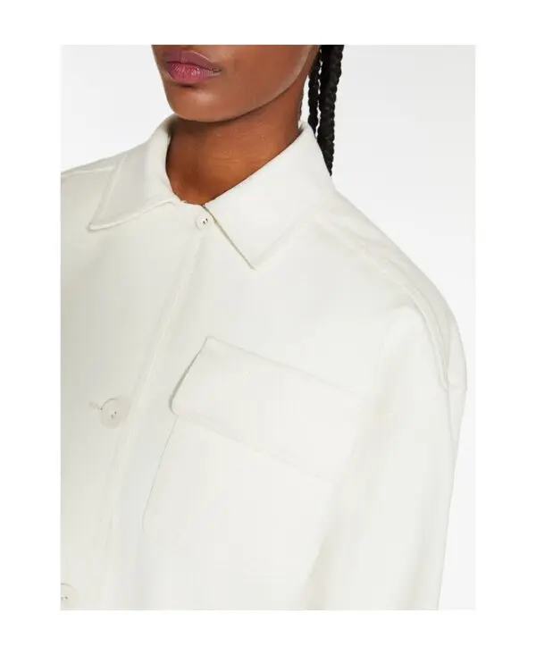 Max Mara Oversized Long-sleeve Cotton Shirt