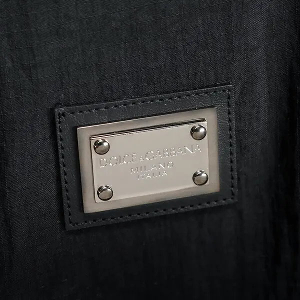 Dolce & Gabbana Hooded Jacket With Logo Plaque