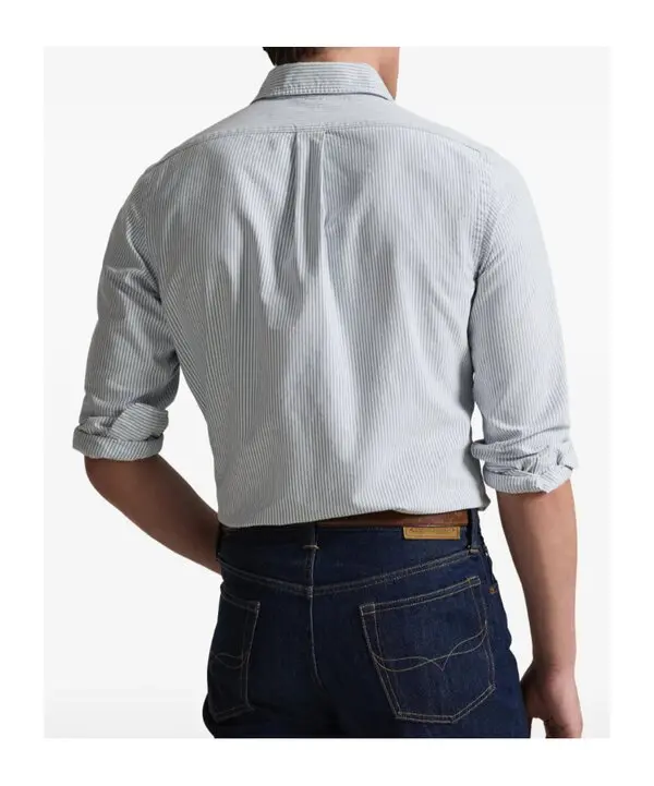 Polo Ralph Lauren Striped Button-down Shirt - Gray