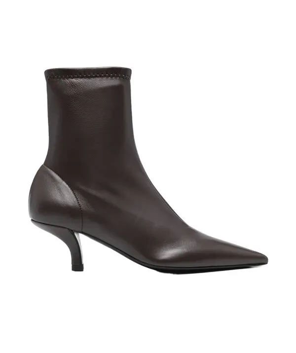 TOTEME Pointed Toe Heeled Sock Boots