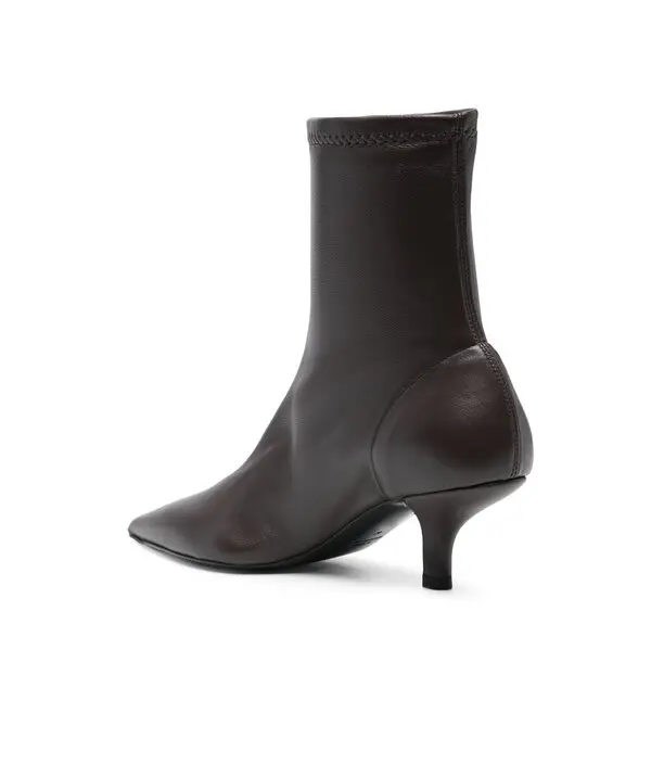 TOTEME Pointed Toe Heeled Sock Boots