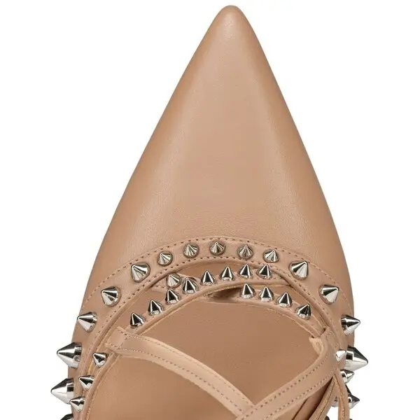 CHRISTIAN LOUBOUTIN Tatooshka Studded Leather Stiletto Pumps