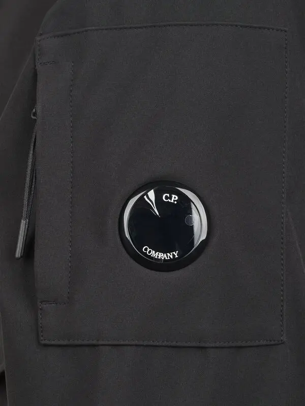 C.P. COMPANY Logo Detail Casual Jacket - Black